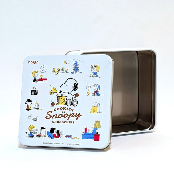 Peanuts | Storage & Organization | Hokka Snoopy Woodstock Peanuts Chocochips Cookies Tin 36oz9g ...